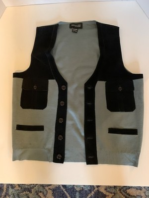 1970's Gray & Black Pimp vest | eBay
