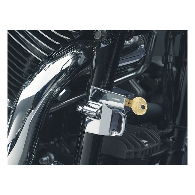 Kuryakyn Helmet lock for Harley Davidson Motorcycle Mount any Bar 7/8 ...