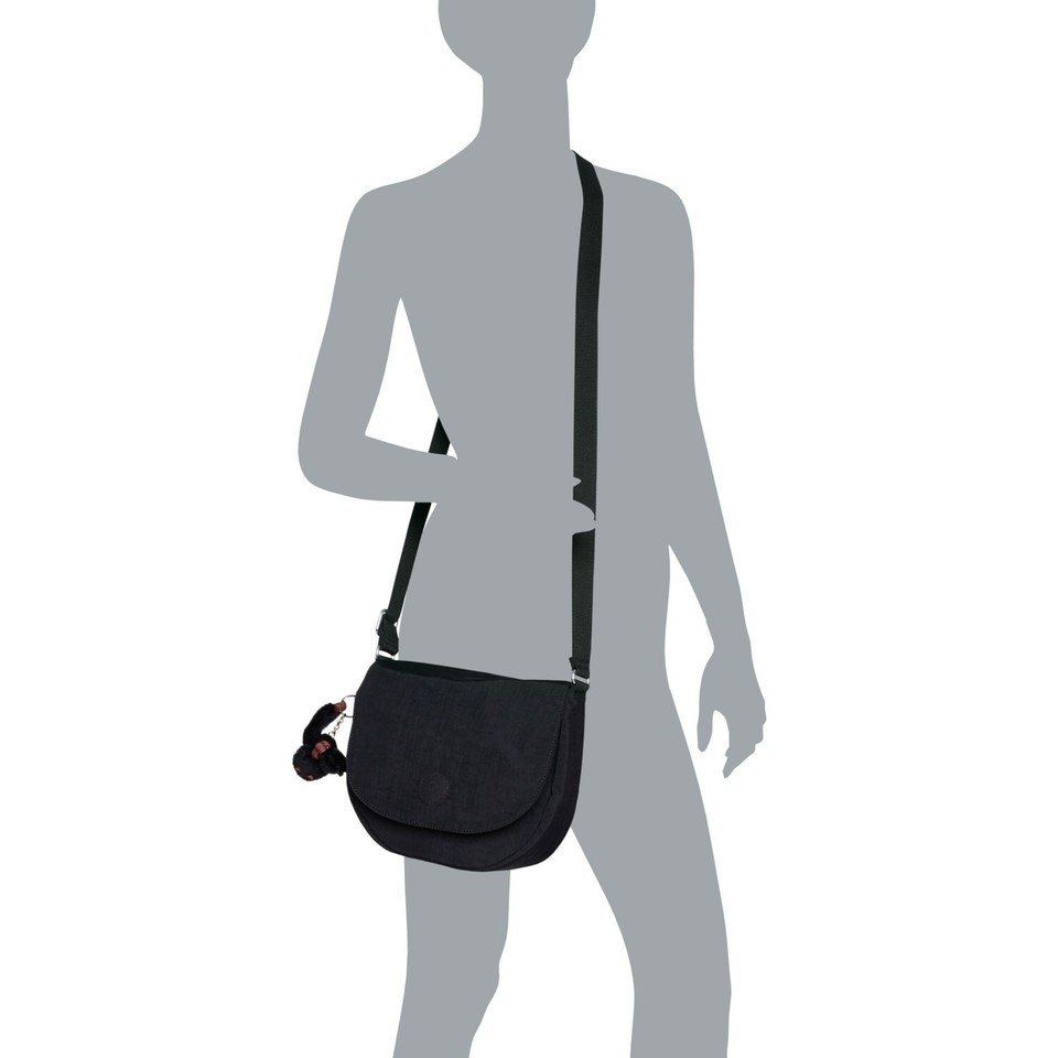 Kipling Lucasta Crossbody Bag Handbag Purse KI9367 BLACK 11"x9"x4" $94 ...
