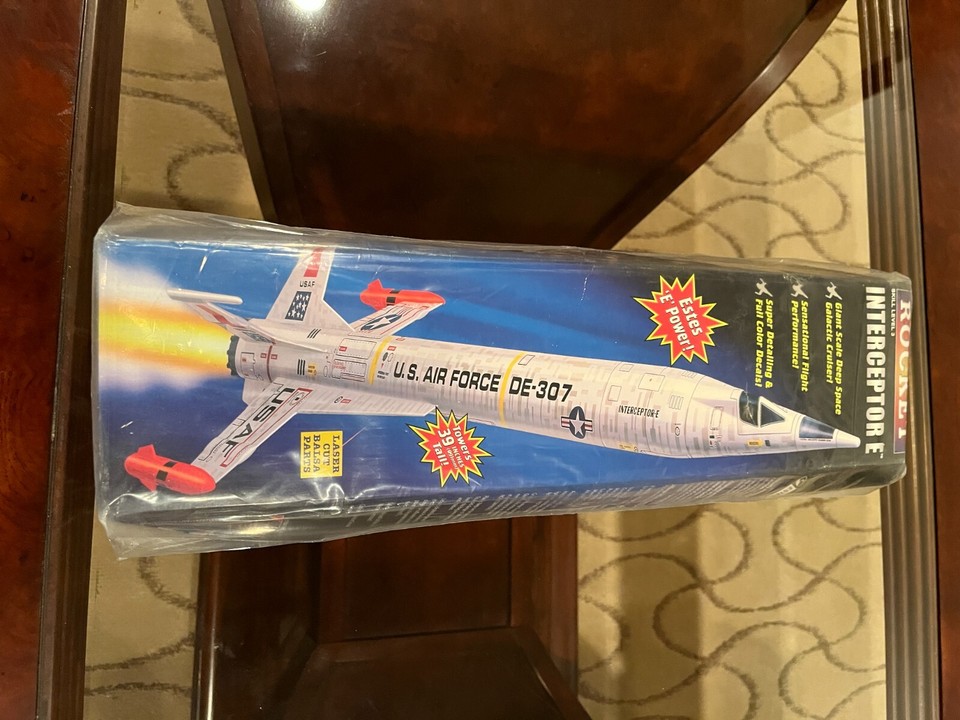 Set of both Estes 1250 Interceptor & 1350 Interceptor E Flying Model ...