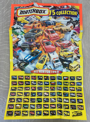 MATCHBOX Poster Advertising 75 Collection 1997 19" x 13" Photos ...