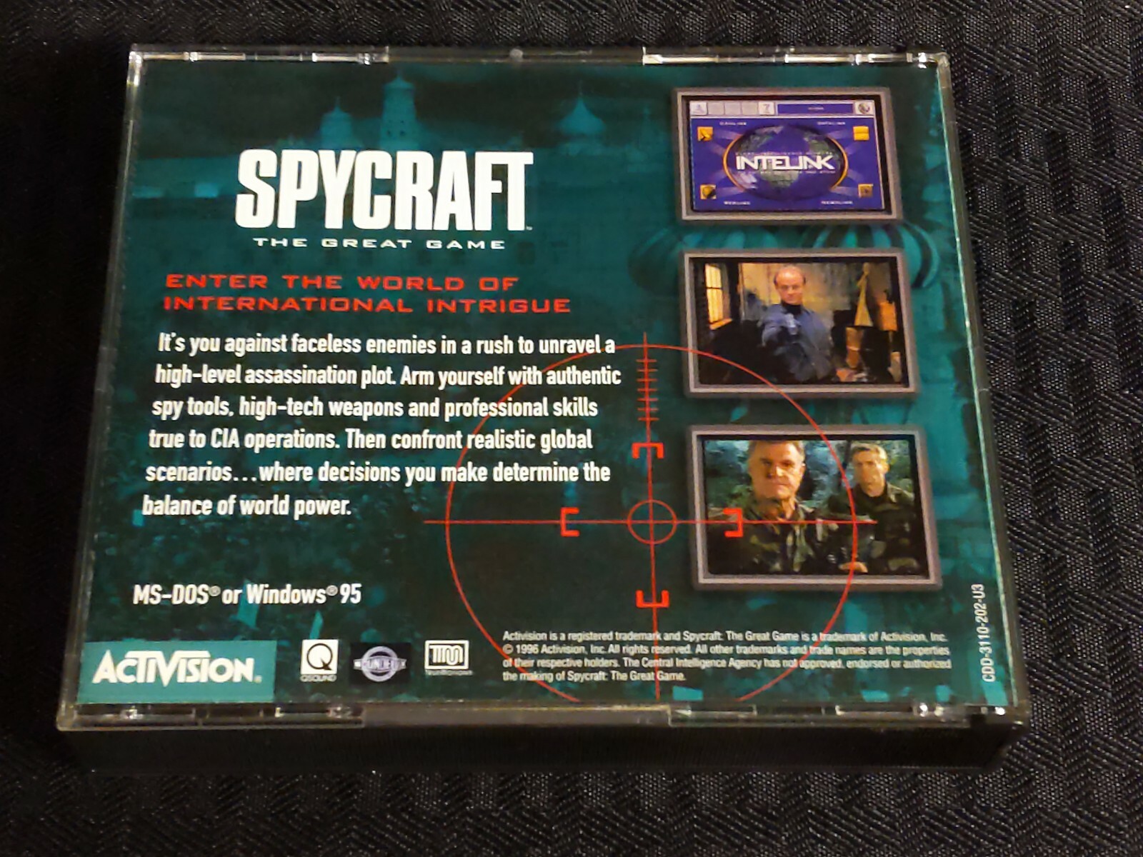 SpyCraft: The Great Game (PC, 1996) 47875331105| eBay
