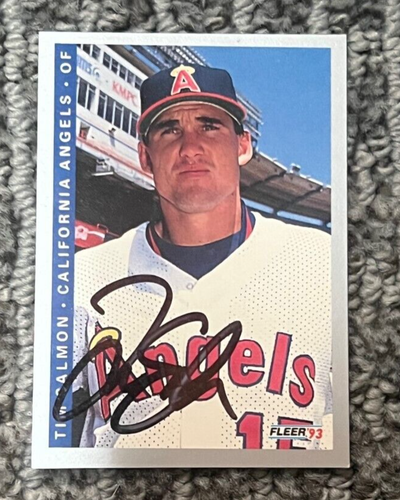 Tim Salmon signed autographed 1993 Fleer #197 Rookie Card California ...