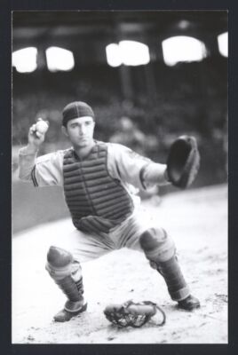 HAL SPINDEL Real Photo Postcard RPPC 1939 St. Louis Browns George Burke ...