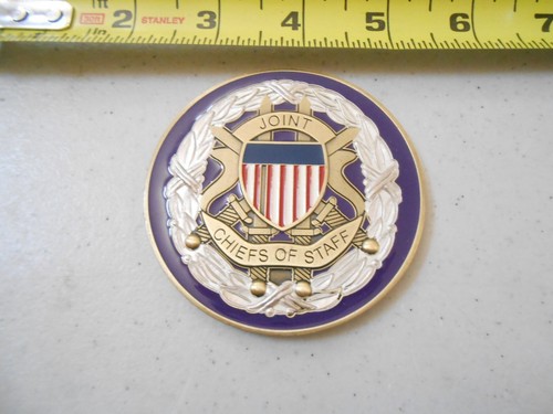 RARE JOINT CHIEF'S OF STAFF HEAVY MEDALLION COASTER ARMY MILITARY ...