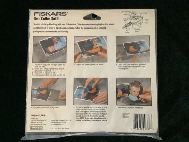 Fiskars Oval Cutter Guide Item #9388 for sale online | eBay