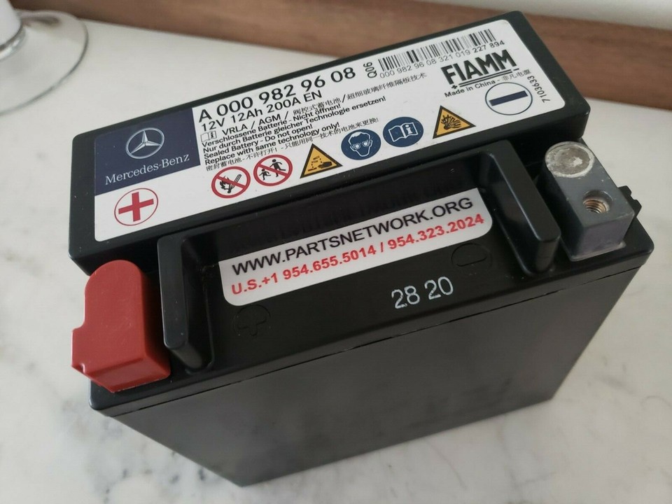 2024 Mercedes-AMG NEW/OEM GENUINE AUXILIARY BATTERY A0009829608 ...