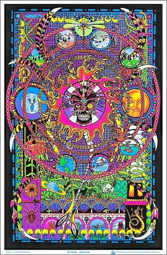 Spectrum Blacklight Poster 23" x 35" | eBay