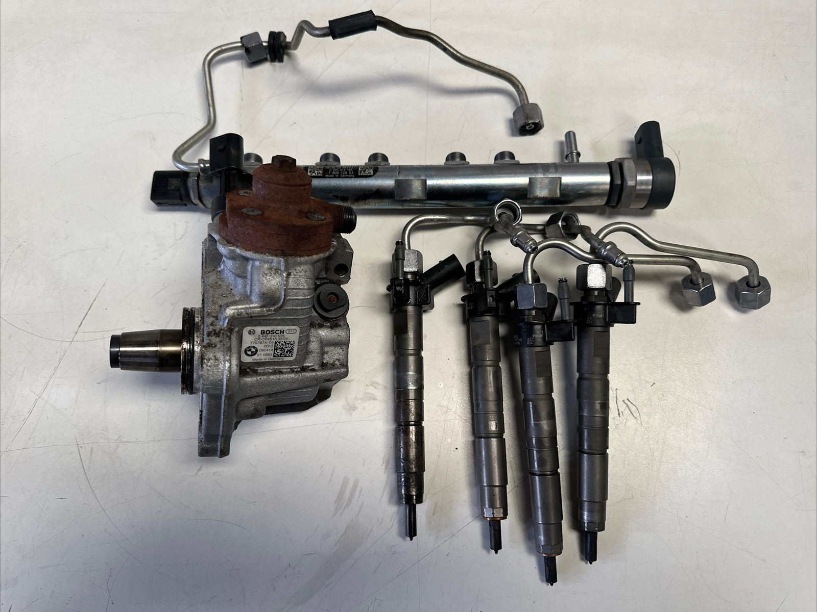 Bmw E90 E91 Lci 320d High Pressure Pump Injectors Set 7797874 7805428 ...