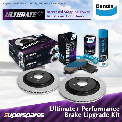 Bendix Rear ULT+ Performance Brake Upgrade Kit for Holden Commodore VE ...