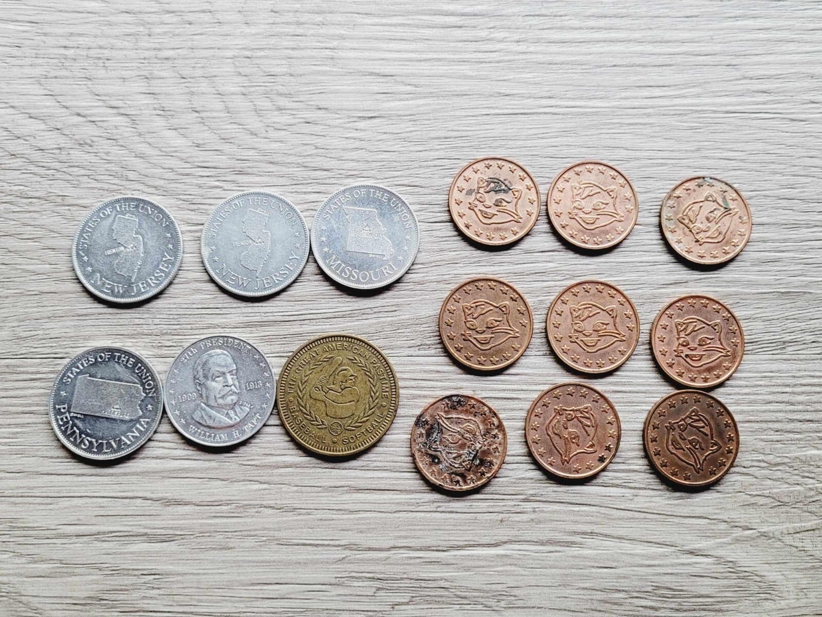 Vintage Shell Game Coin Cinemark... Game Token Lot Of 15 Coins | eBay
