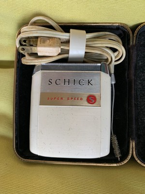 Vintage Schick Electric Razor Super Speed S Washable Stainless Steel | eBay