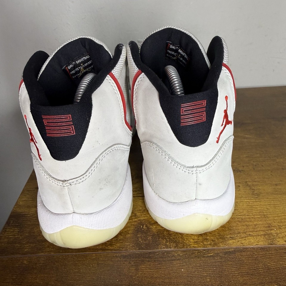 Air Jordan 11 Retro GS 'Platinum Tint' University Red Size 7Y | eBay