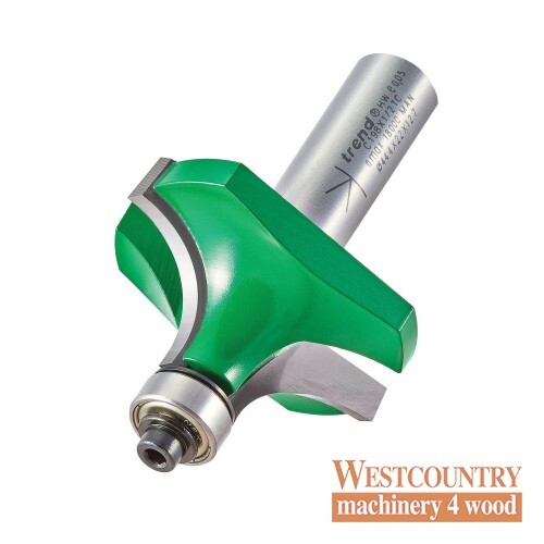 Trend C198X1/2TC CraftPro Guided Ovolo Roundover Router Cutter 16mm ...