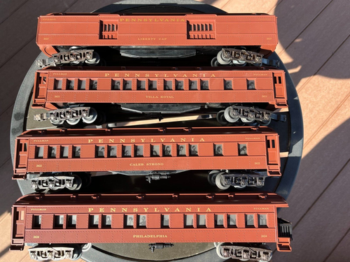 Lionel 6-29000 Pennsylvania Madison Passenger 4 Car Set 6-29000,01,02 ...