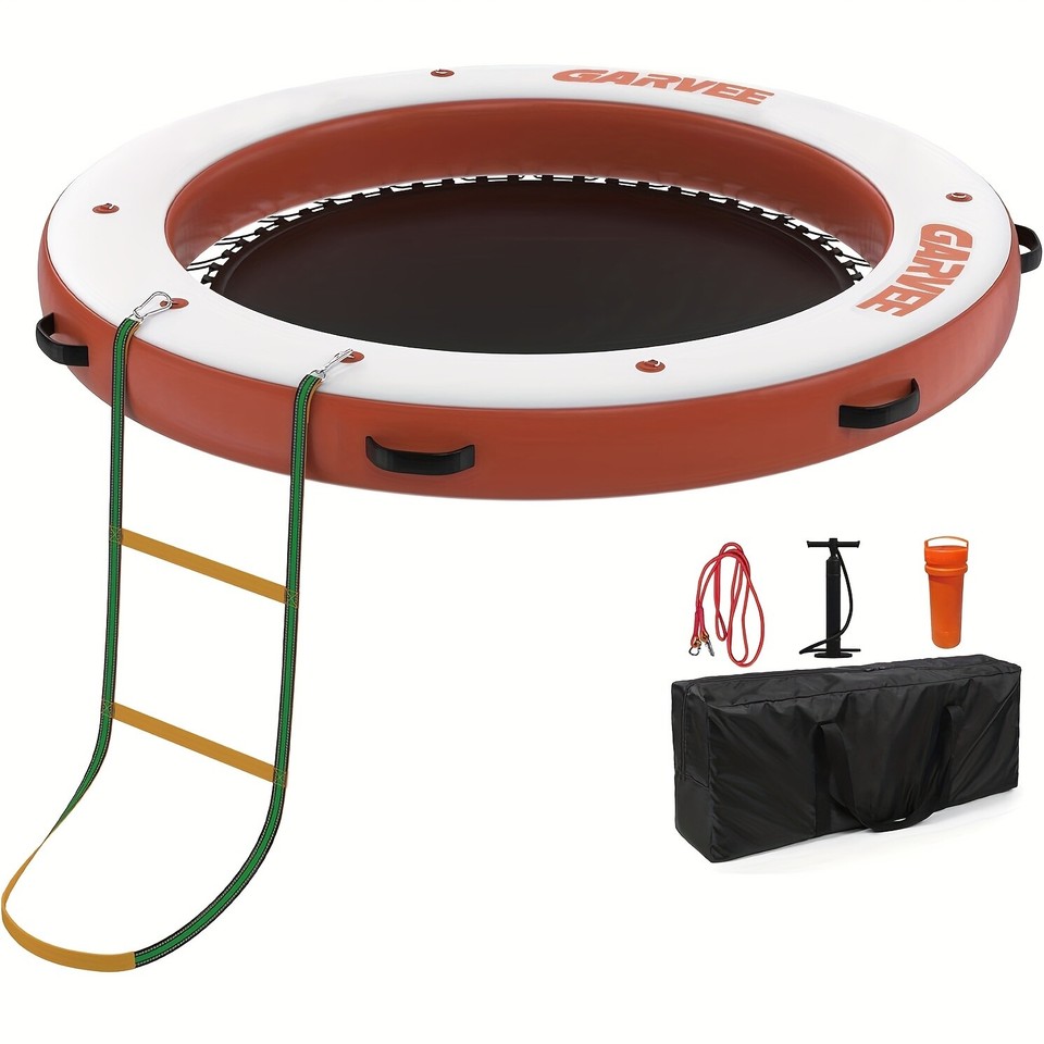 8/8.5FT Inflatable Water Hammock Floating Dock Mesh Sunchill Float | eBay