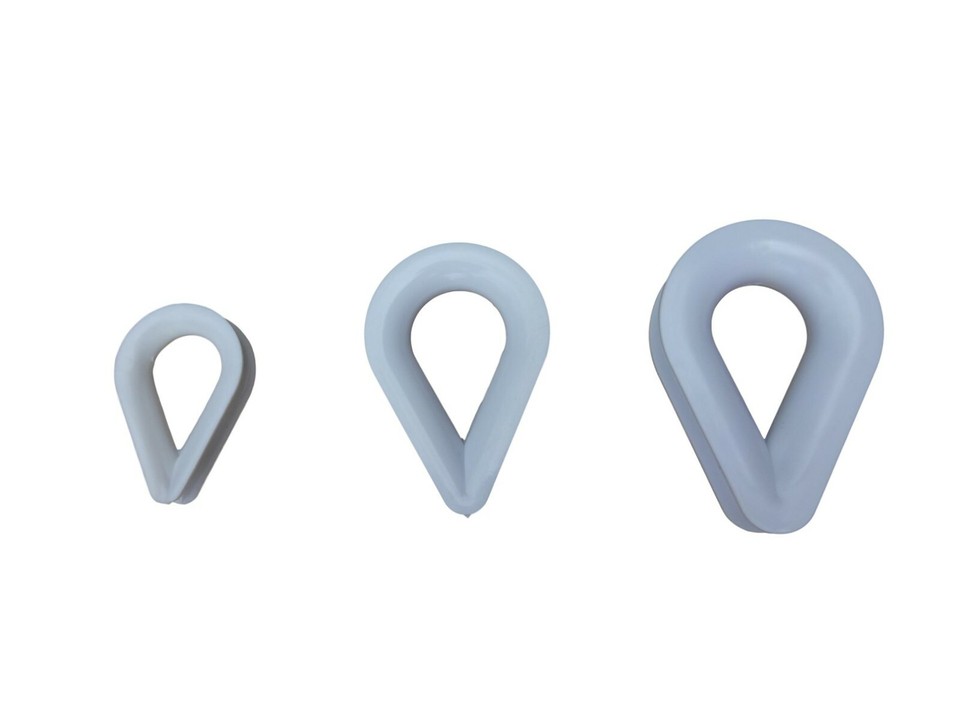 Nylon Rope Thimble Eye - Hard Eye - 5mm - 6mm - 8mm - 10mm 12mm -16mm ...