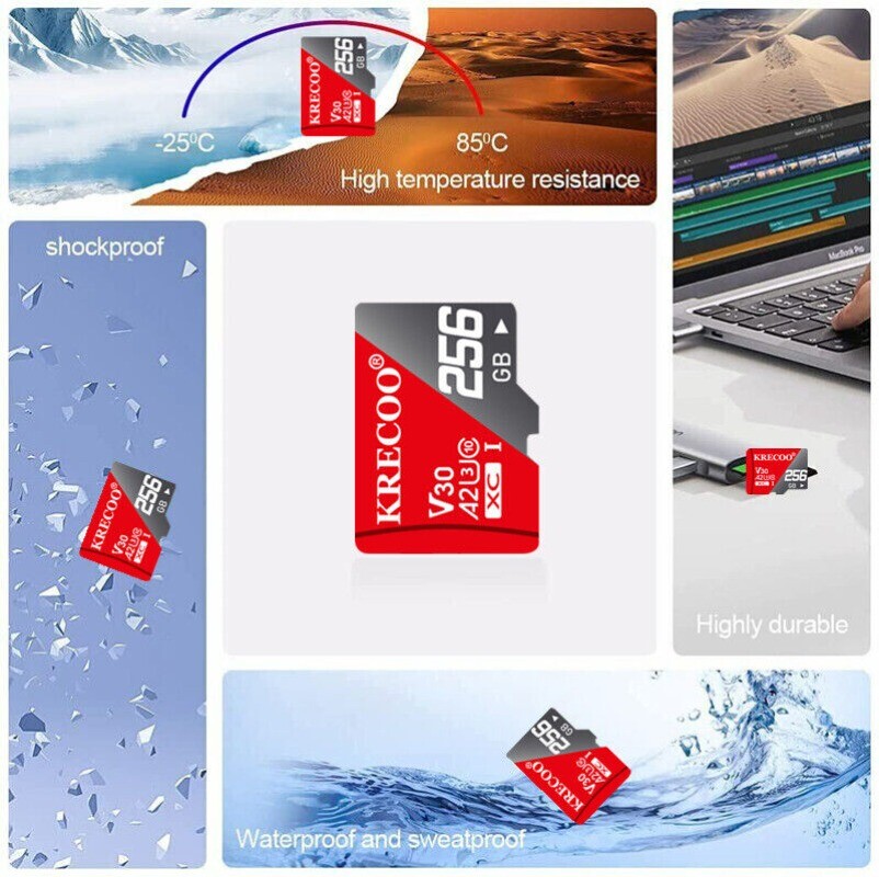 Micro SD Card 64GB 128GB 256GB 1TB Class 10 Micro SD Memory Card TF ...