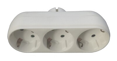 Dreifachstecker Mehrfachstecker Triple Stecker 3-fach Multi Horizontal ...