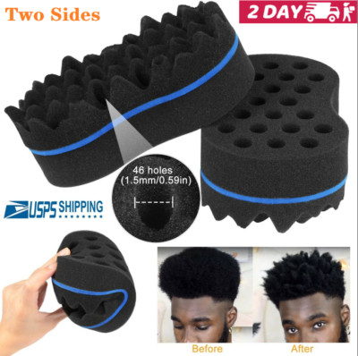 Hair Sponge Magic Barber Brush Sponge Twist Curl Dreads Locking Afro ...