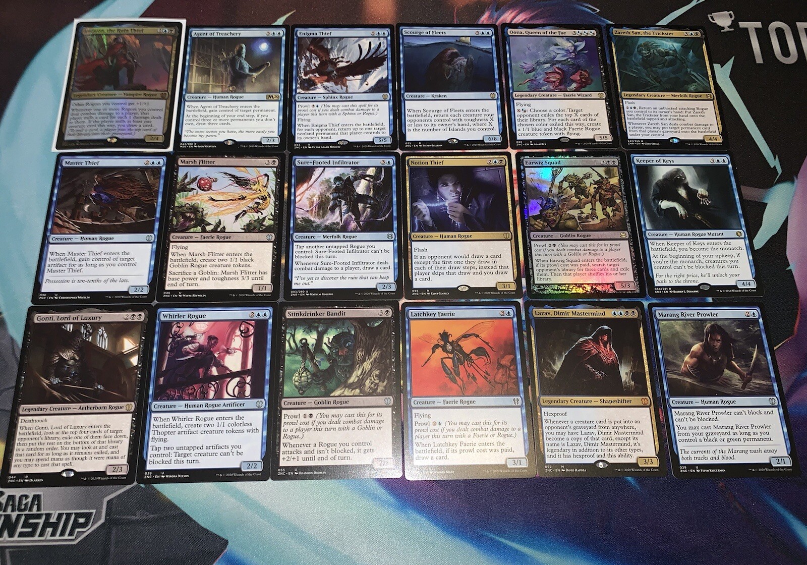 Mtg Full EDH Deck - Anowon, the Ruin Thief Rogue Tribal - Lots of Rares ...
