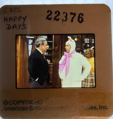 LMP68-167 1970s Sitcom Happy Days Tom Bosley Promo Shot Orig 35mm COLOR ...