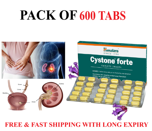 NOUVEAU Cystone Forte Himalaya HERB OFFICIEL USA 600 Tablet Care Renal ...