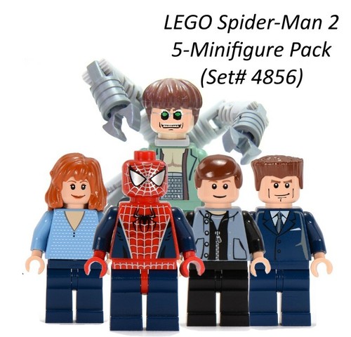 LEGO Spider-Man 2 (Set 4856) 5-Minifigure Pack: Doc Ock's Hideout (Year ...