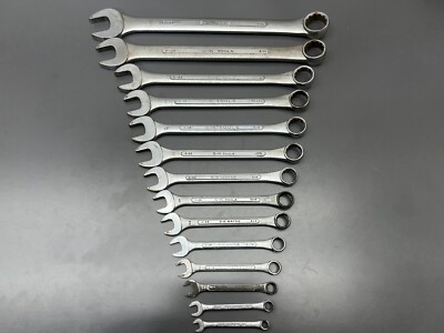 VINTAGE SK S-K TOOLS 14PC SAE COMBINATION WRENCH SET 5/16"- 1 1/4 ...