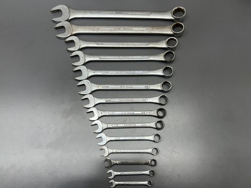 VINTAGE SK S-K TOOLS 14PC SAE COMBINATION WRENCH SET 5/16"- 1 1/4 ...