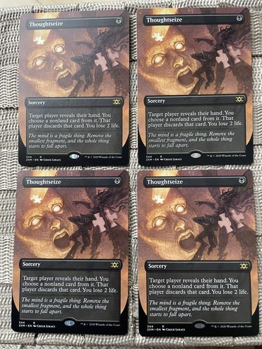Thoughtseize Borderless English 4 Sheets | eBay