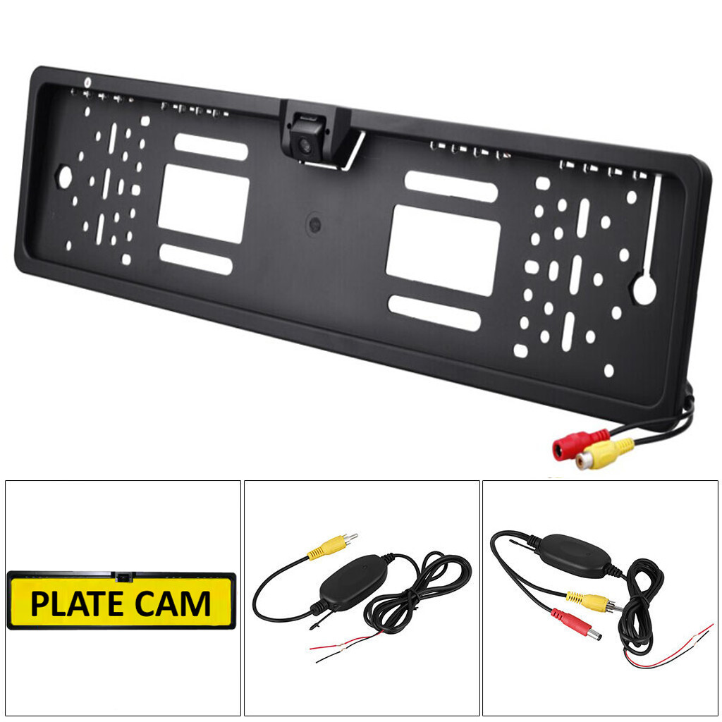 Universal Wireless UK Number Plate Reverse Camera Backup Kit Rear View ...