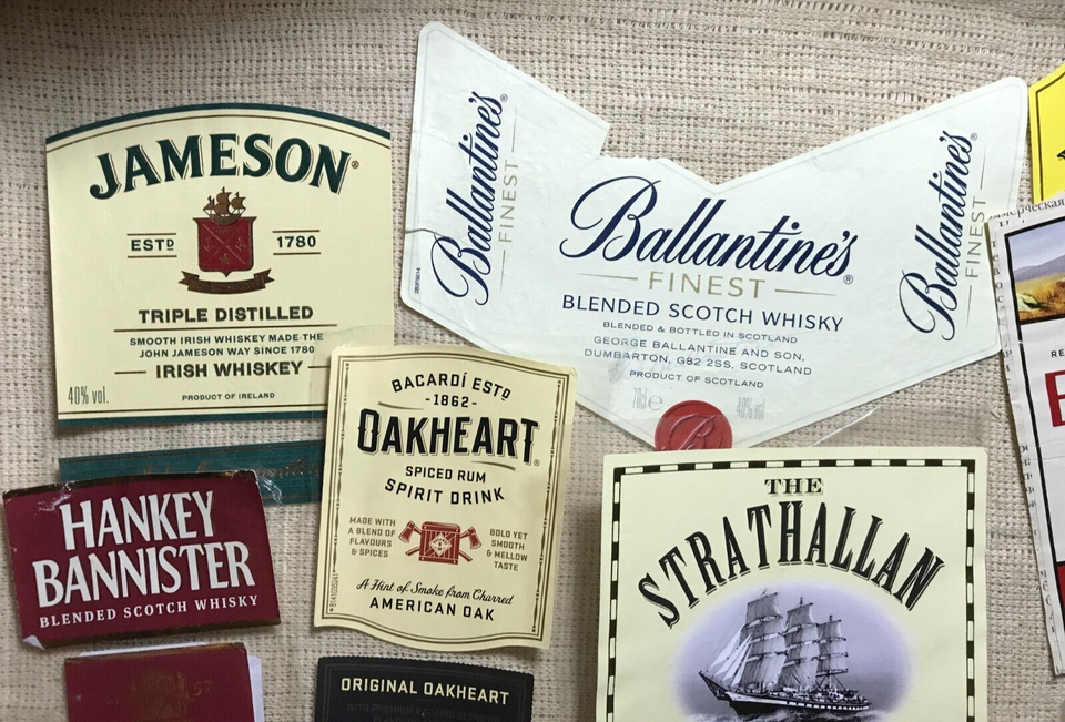 Ukraine Alcohol Spirits Cognac Tequila Vodka Whiskey Wine Beer Labels ...