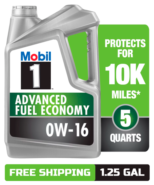 Mobil 1 Synthetic Oil 0w16 5 Quart Jug for sale online | eBay