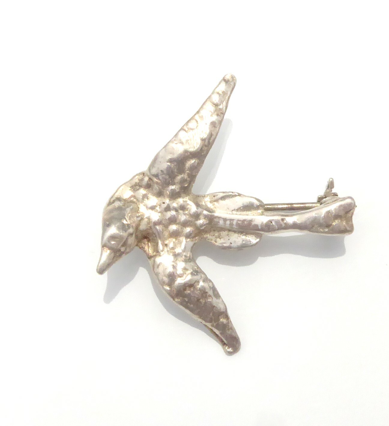 Vintage Handmade Sterling Silver Swallow Pin, Vintage Bird Swallow ...