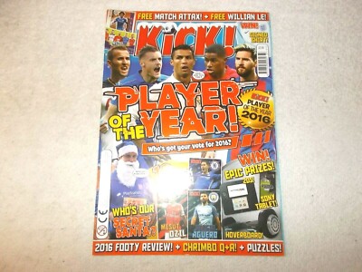 Kick! Football Magazine Issue 137 Christmas December 2016 Player of the ...