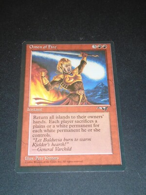 Magic the Gathering MTG OMEN OF FIRE Alliances Single Card NM | eBay