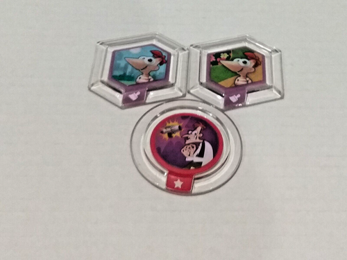 Disney Infinity power discs lot Phines & Ferb | eBay