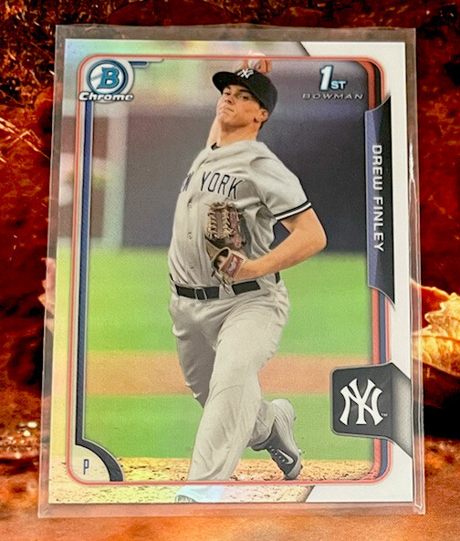 DREW FINLEY 2015 Bowman 1st Chrome Refractor Yankees | eBay