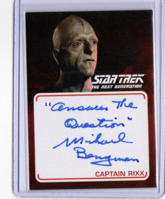 Star Trek TNG Archives & Inscriptions Auto A27 Michael Berryman as ...