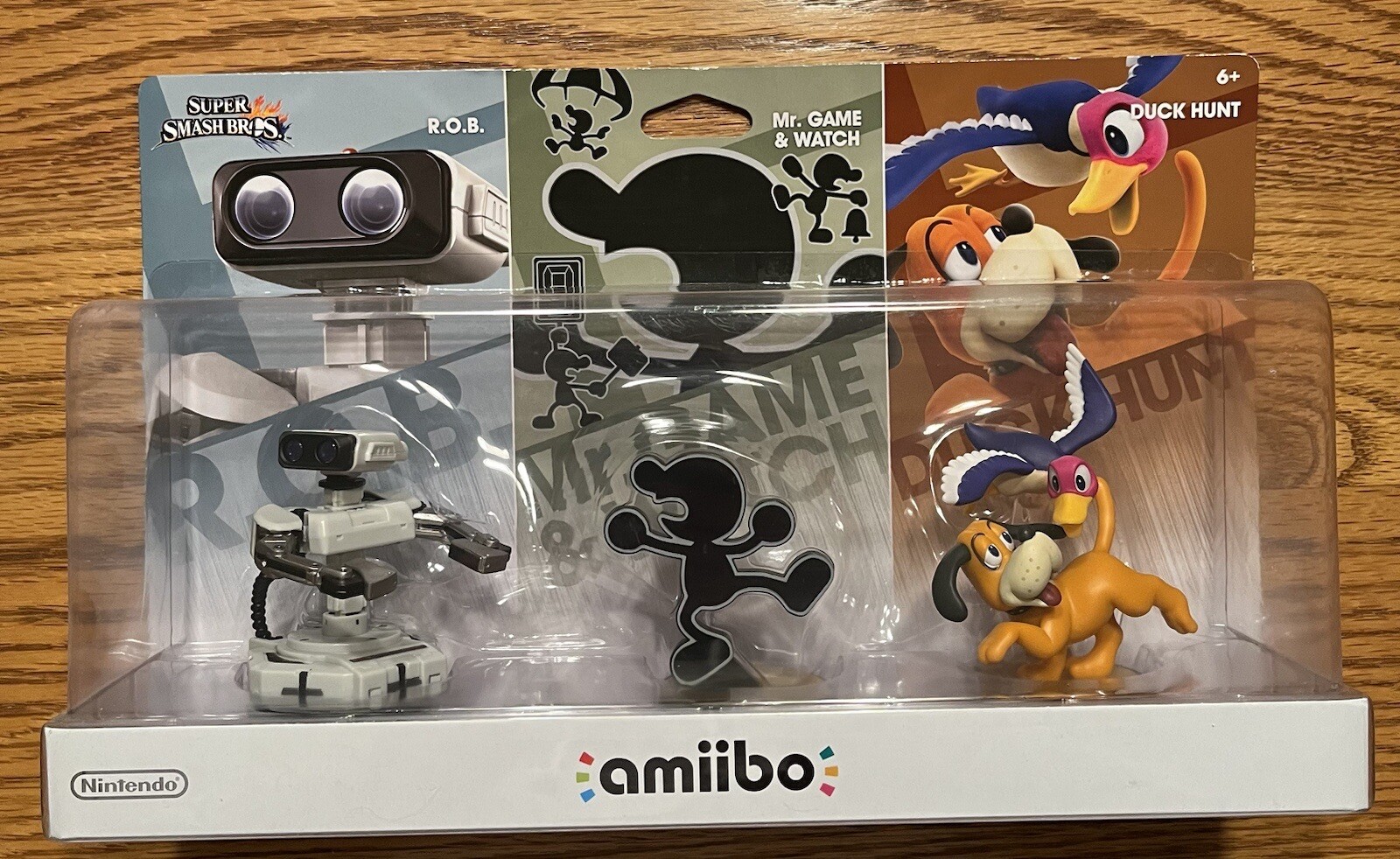 New Sealed Nintendo Amiibo Retro 3 Pack Duck Hunt Mr. Game & Watch ROB | eBay