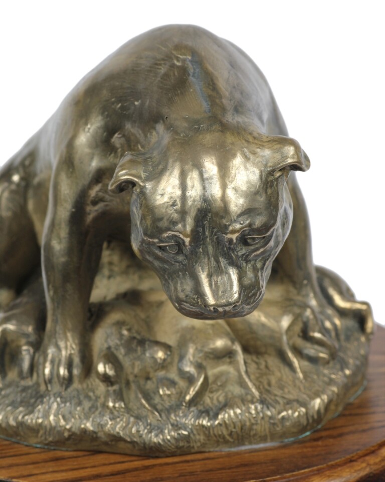 Staffordshire Bull Terrier, Staffy III - dog statue, figurine for ...