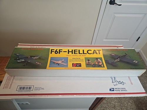 Sterling 'F6F Hellcat' 42" WS Contol Iine Model Airplane Kit S46 - Lot ...