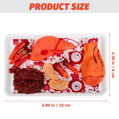 2 Sets Halloween Party Favors Scary Decorations Body Parts Props Fake ...