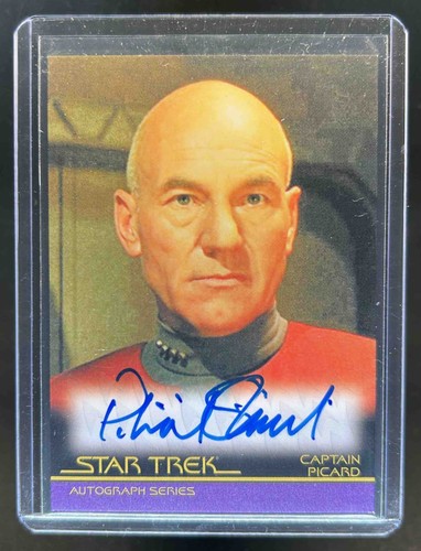 2011 Rittenhouse Star Trek Captain Picard Patrick Stewart Auto ...