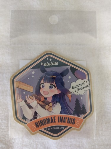 hololive Ninomae Ina’nis sticker about 8cm ANIMATE summer season | eBay