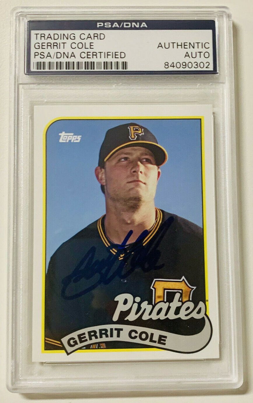 Gerrit Cole Autographed Memorabilia | Signed Photo, Jersey ...