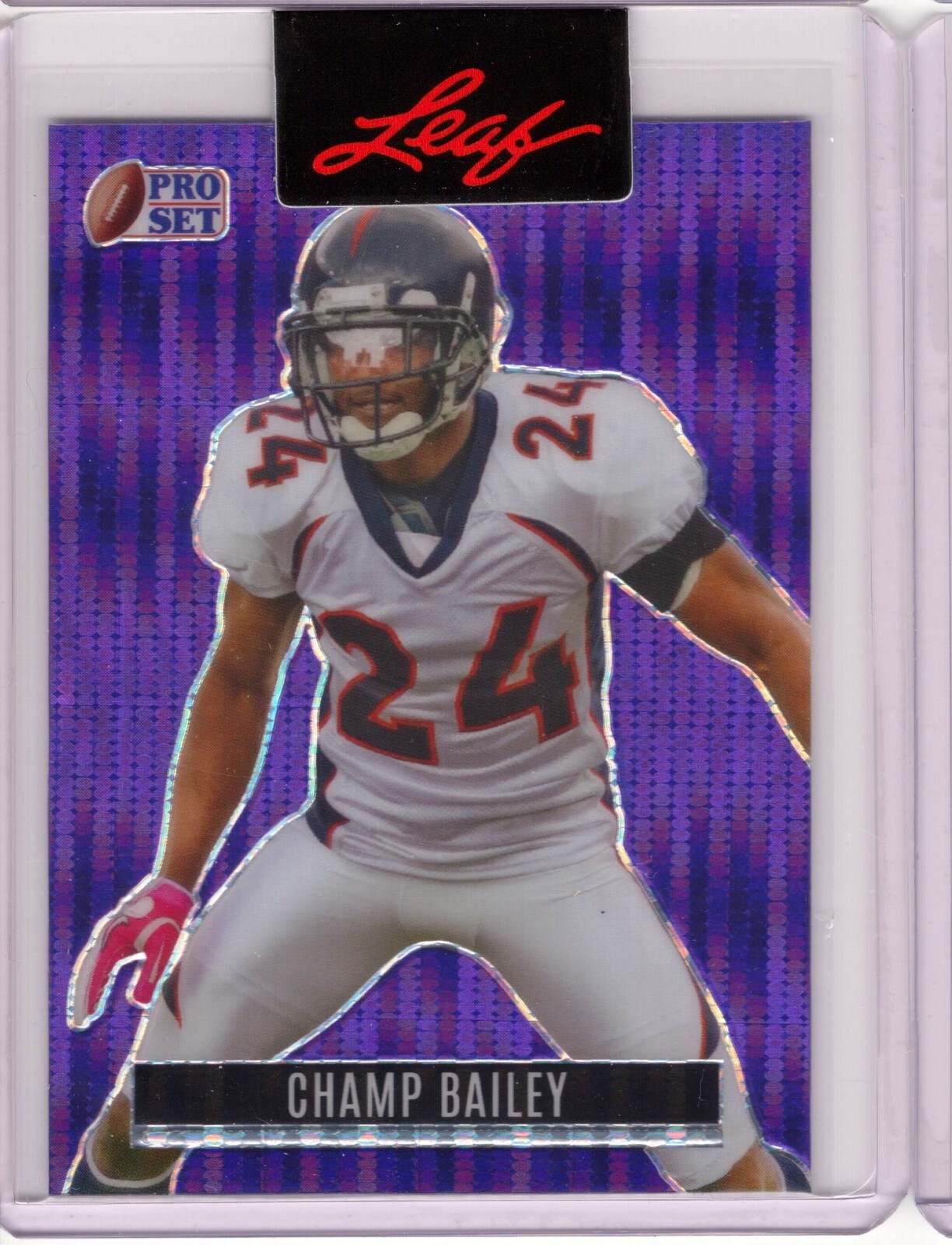 DENVER BRONCOS CHAMP BAILEY HOF Leaf PROOF 1/1 | eBay