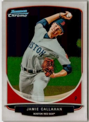 2013 Bowman Chrome Prospects Jamie Callahan #BCP11 Boston Red Sox ...