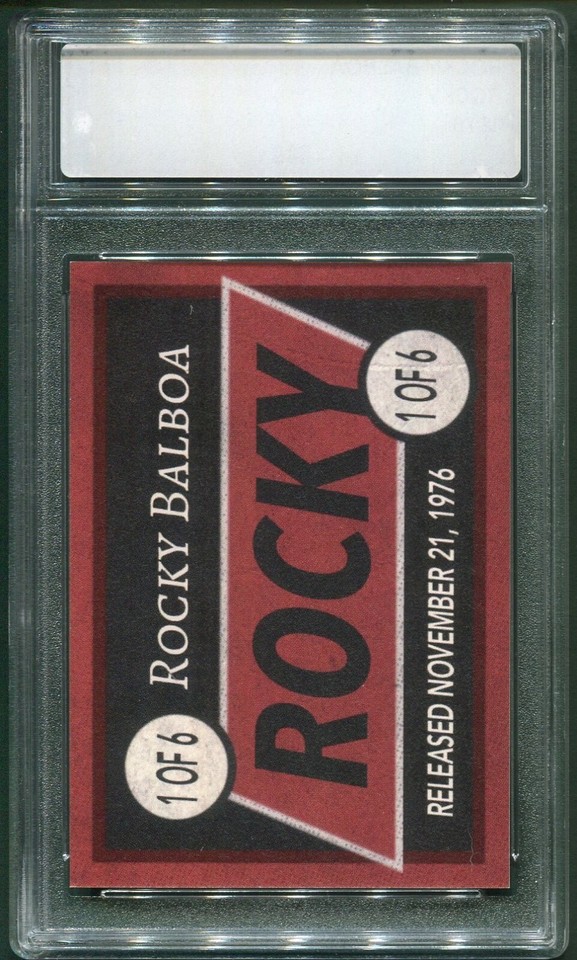Custom 1976 Rocky Movie Trading Card #1 Sylvester Stallone As Rocky ...